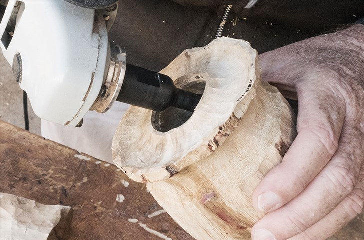 ARBORTECH Ball Gouge Grinder Attachment | Arbortech Tools AU | Arbortech